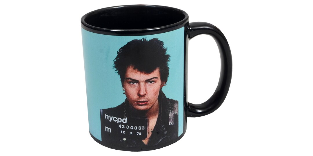 Sid Vicious Mugshot Coffee Mug Lux Interior Punk Rockers 1978 - Etsy
