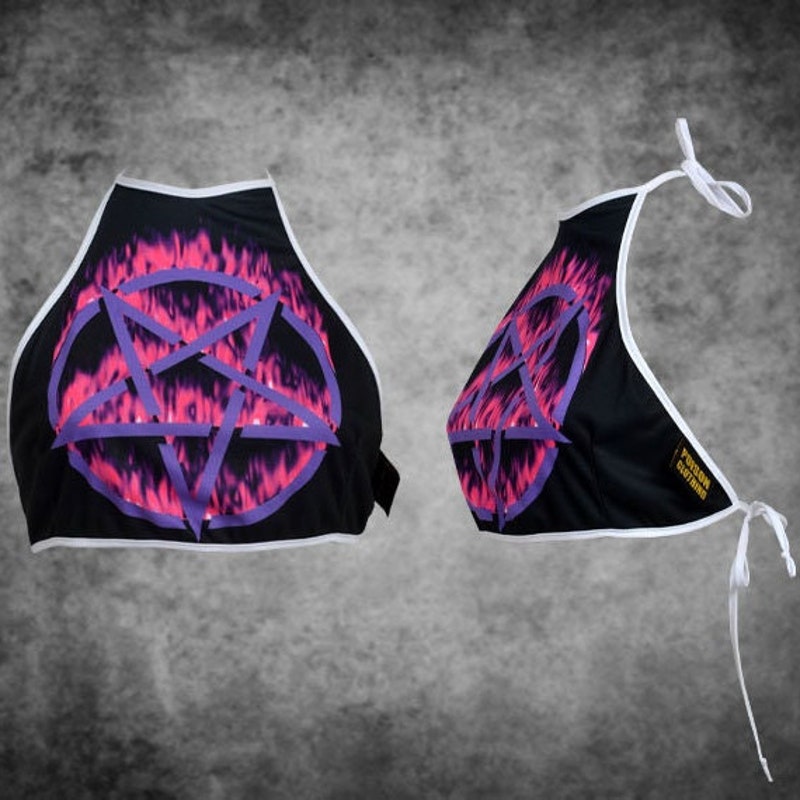 Pentagram Crop Top - Etsy