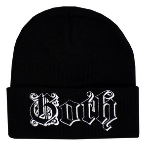 Gothic Witch Beanie - Embroidered Beanie - Sinner - Craft - Knitted Hat ...