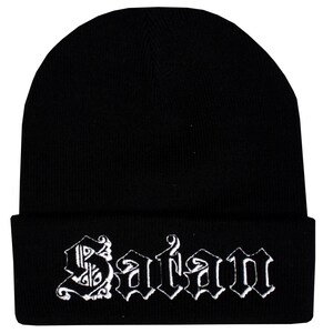 Gothic Witch Beanie - Embroidered Beanie - Sinner - Craft - Knitted Hat ...