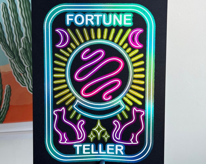Fortune Teller Print - Etsy