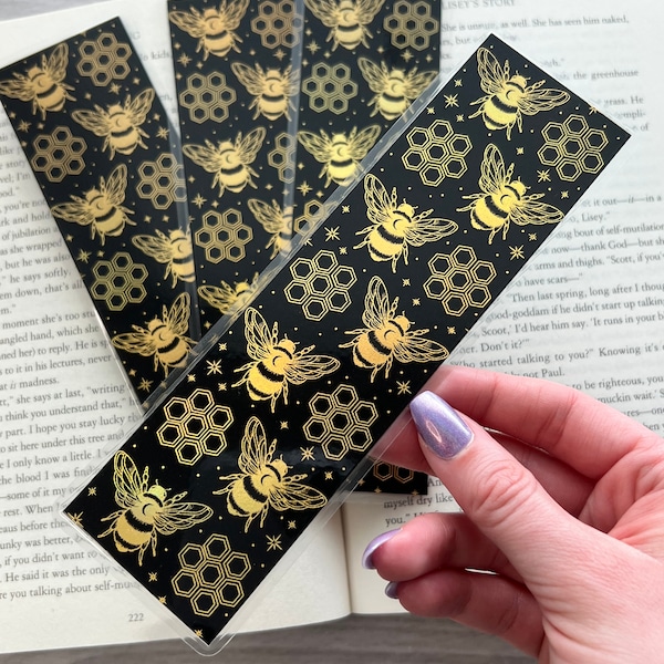 Bee Bookmark - Etsy