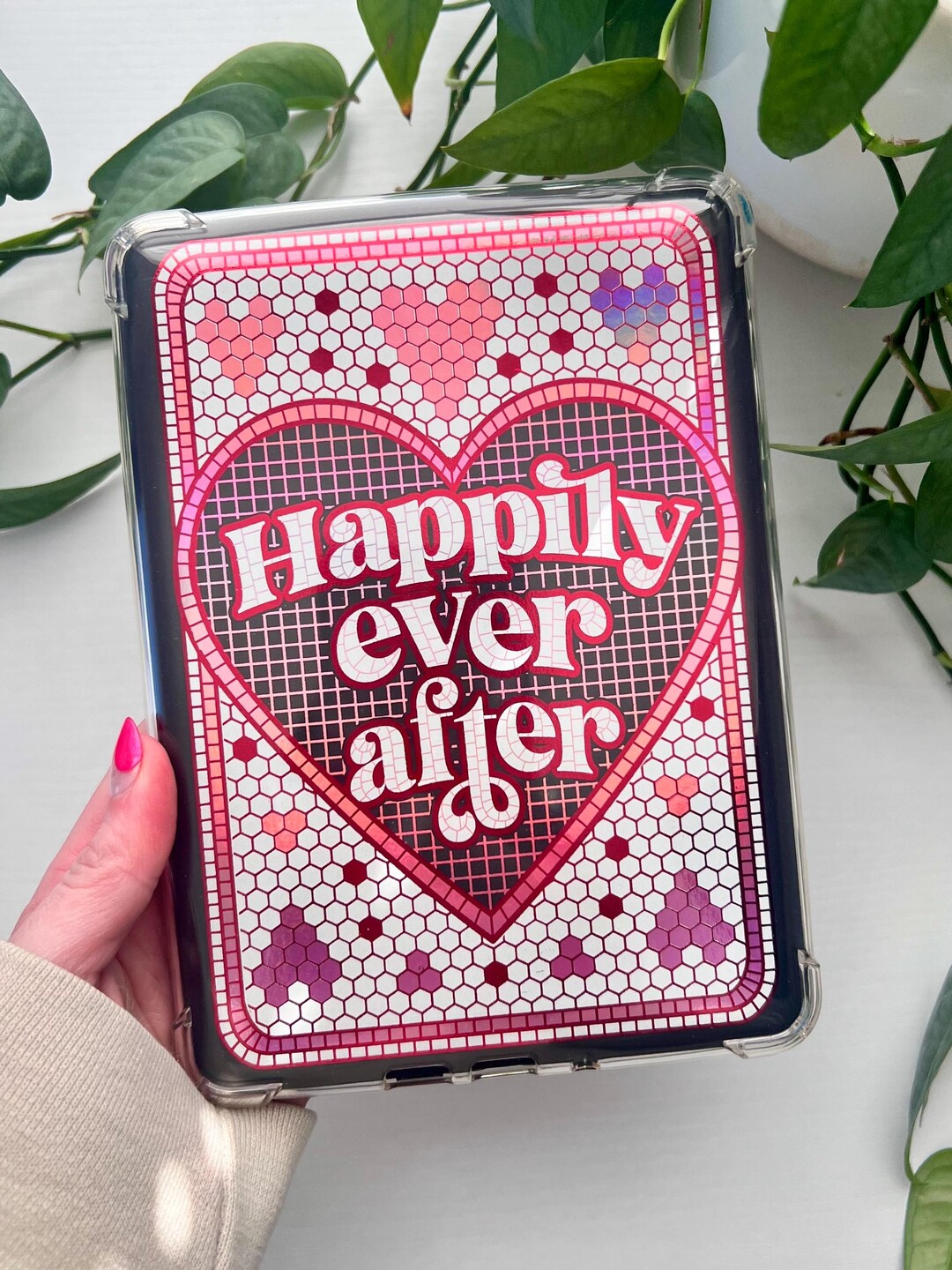 Book Lover Subway Tile Handmade Kindle Clear Case Insert - Etsy