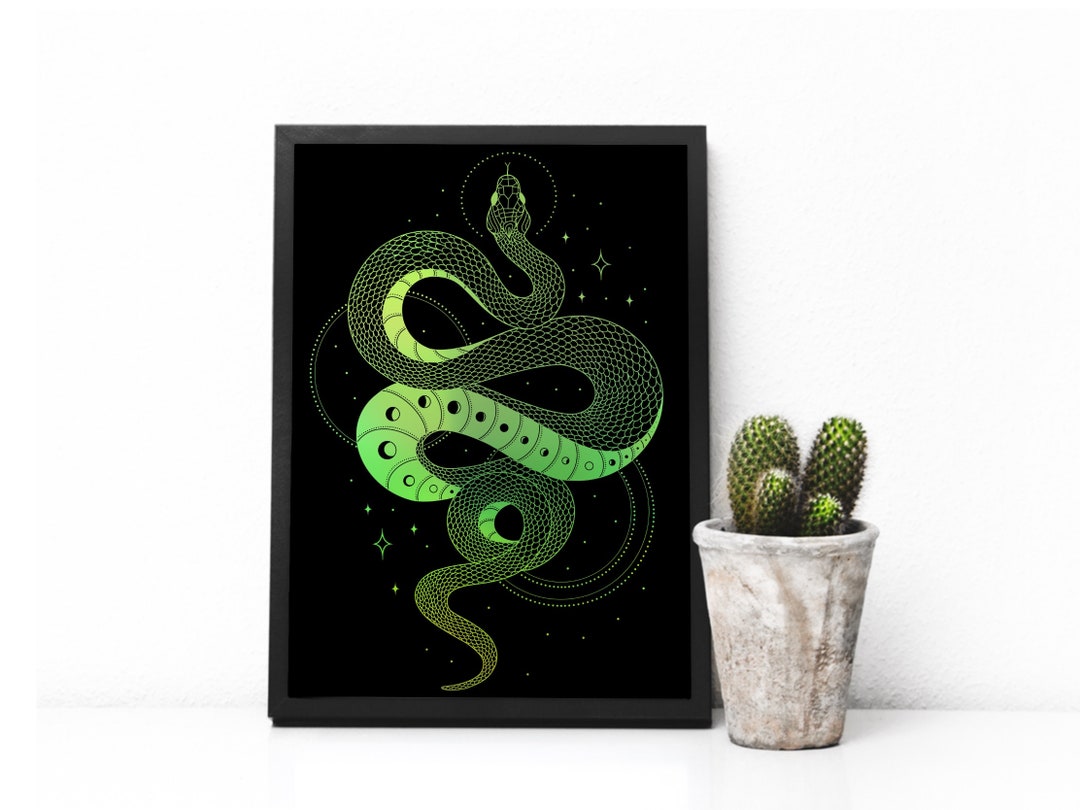 Snake Foil Print - Etsy