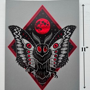 Mothman Foil Print - Etsy