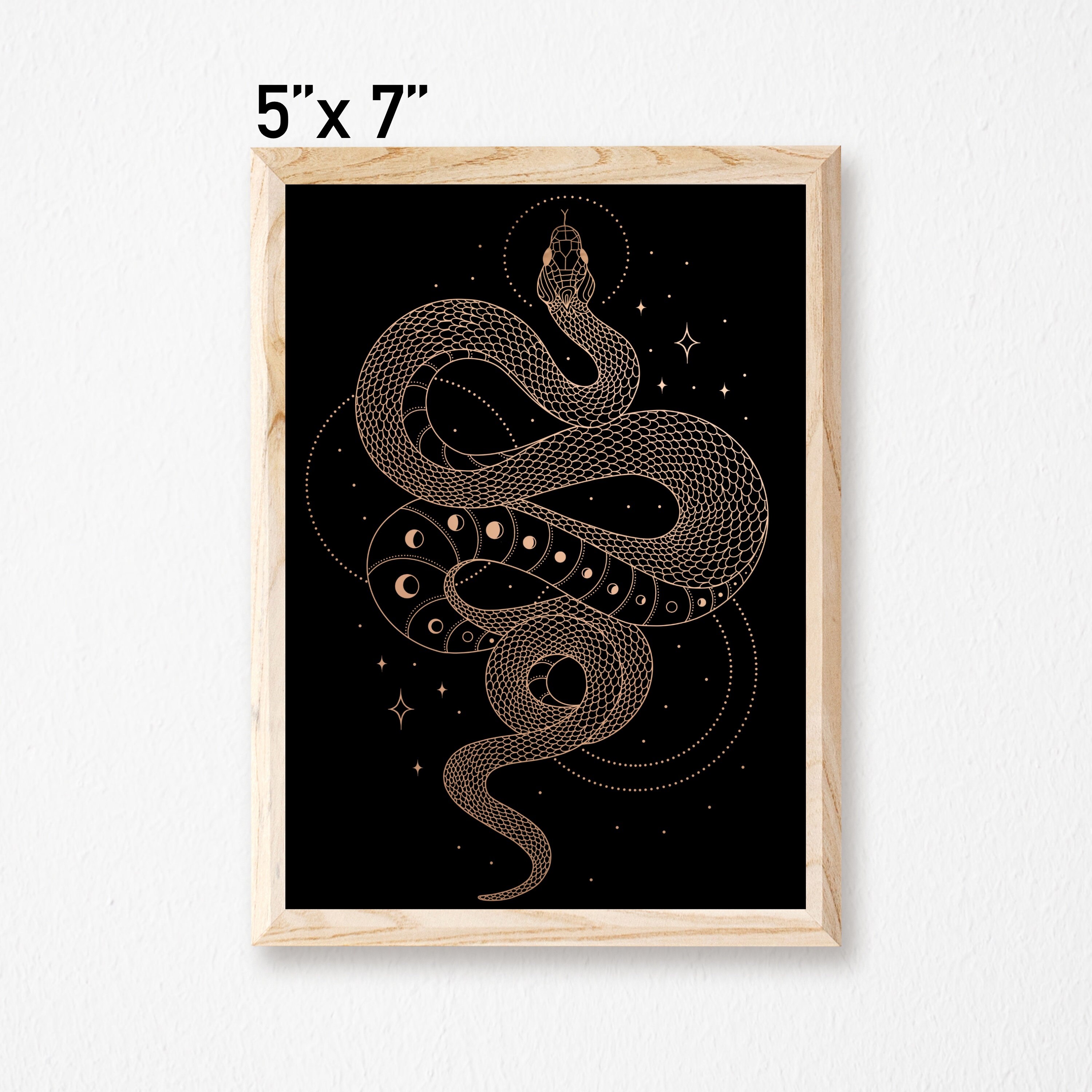 Snake Foil Mini Print - Etsy