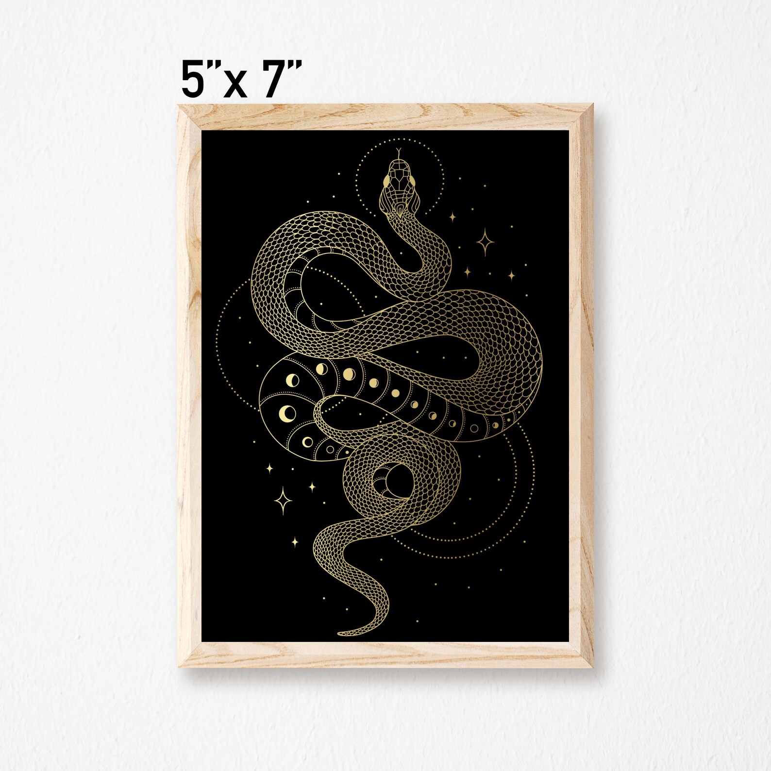 Snake Foil Mini Print - Etsy