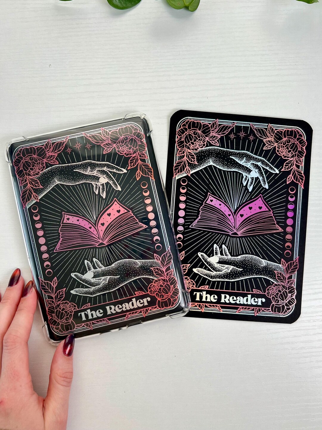 The Reader Tarot Card Kindle Paperwhite Clear Case Insert - Etsy UK