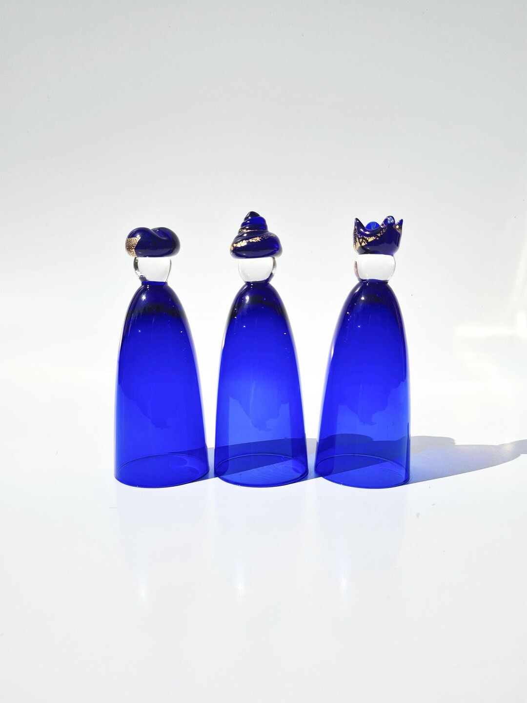 Rare Highly Collectible Norwegian Glass Three Wise Men Hadeland ...