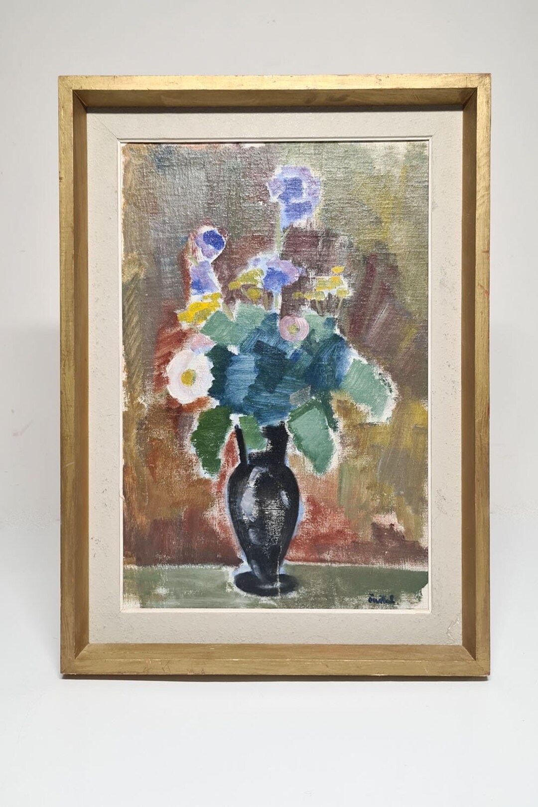 Swedish Still Life Oil Painting Blommor Flowers Bernhard Onstad ...