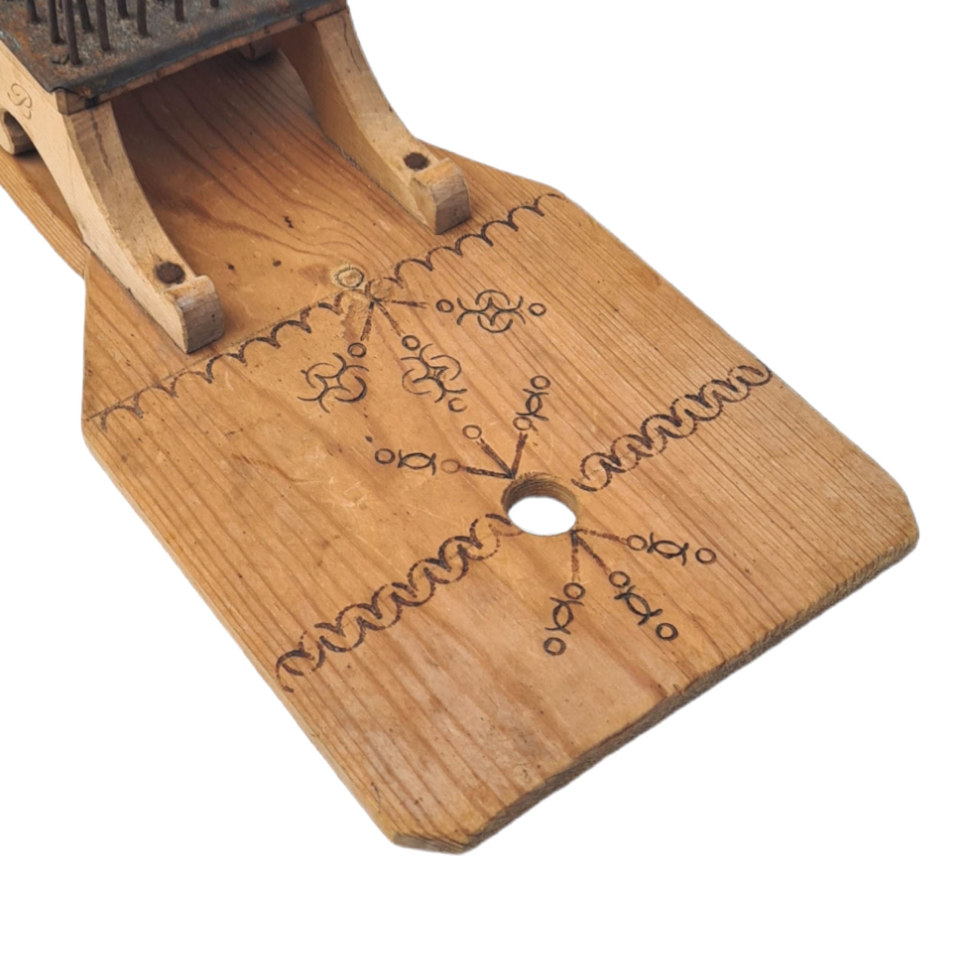 Dated 1859 Wooden Flax Hackle Norwegian Folkart Hemp Hetchel - Etsy Canada