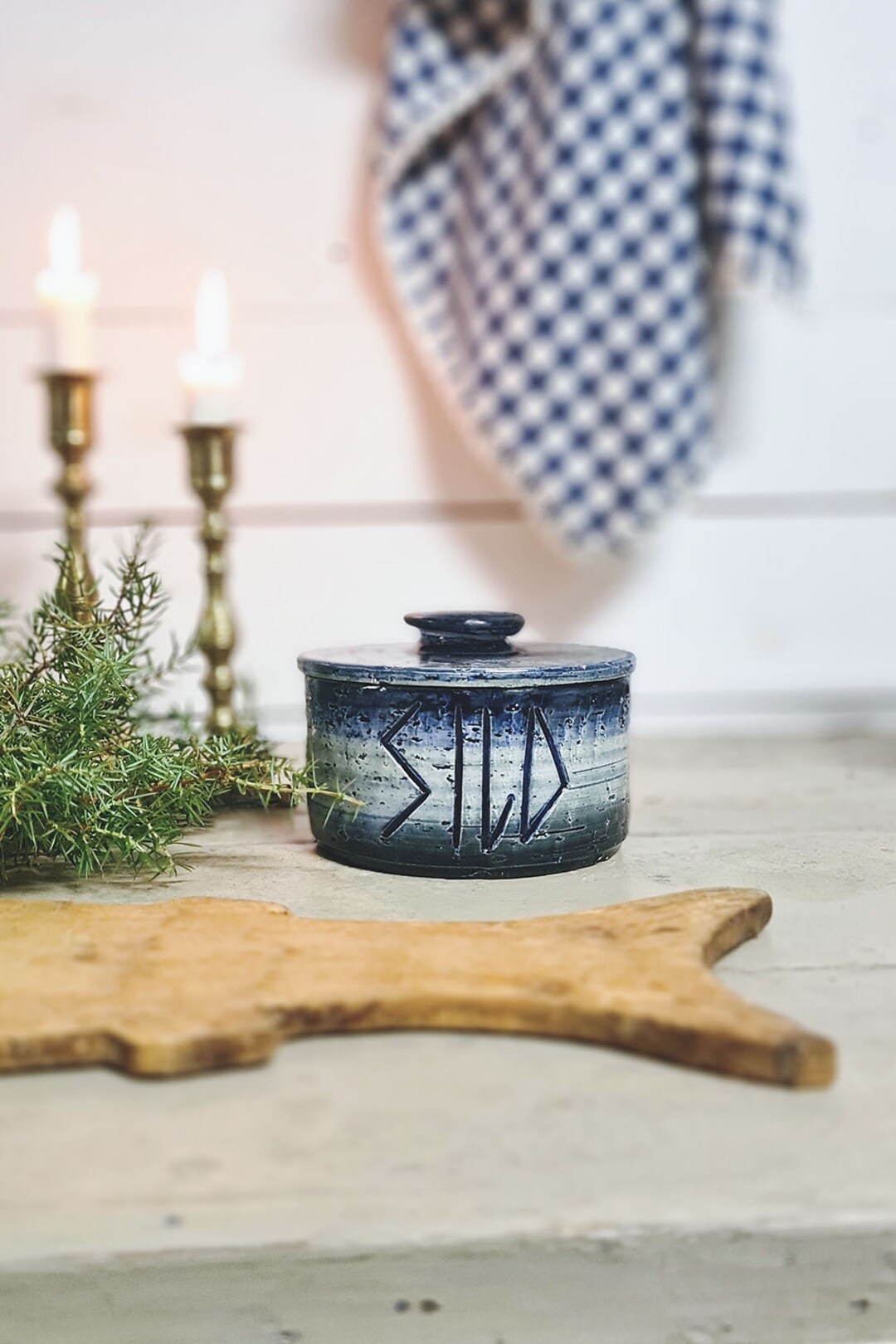 Norwegian Vintage Pottery Handmade Herring Jar Arol Keramikkfabrikk ...