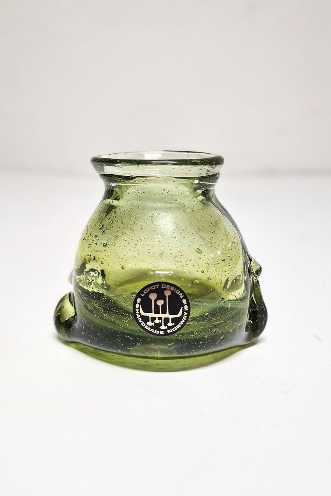 Norwegian Glass Vase Lofot Design Handmade Lofoten Islands Norway ...