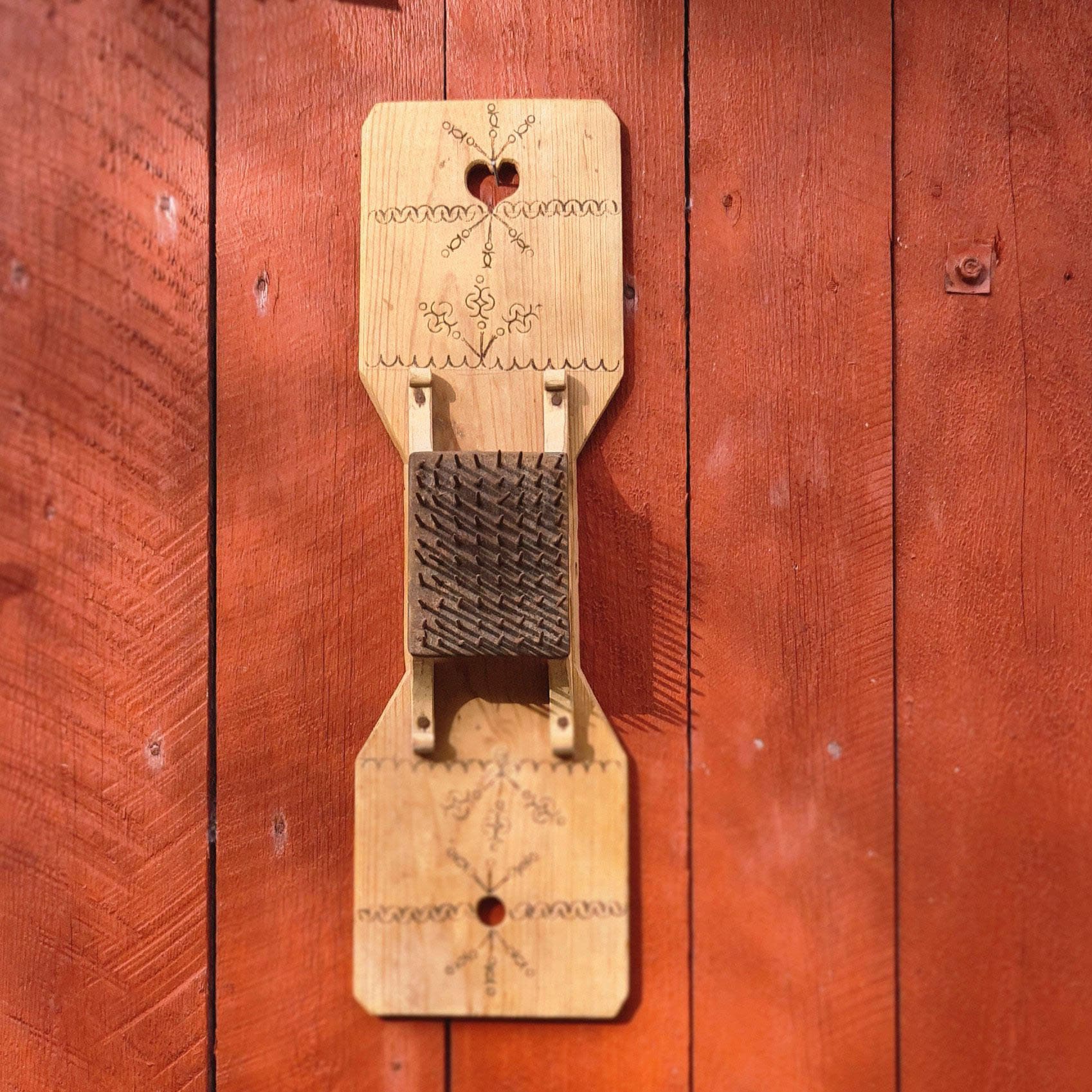 Dated 1859 Wooden Flax Hackle Norwegian Folkart Hemp Hetchel - Etsy Canada