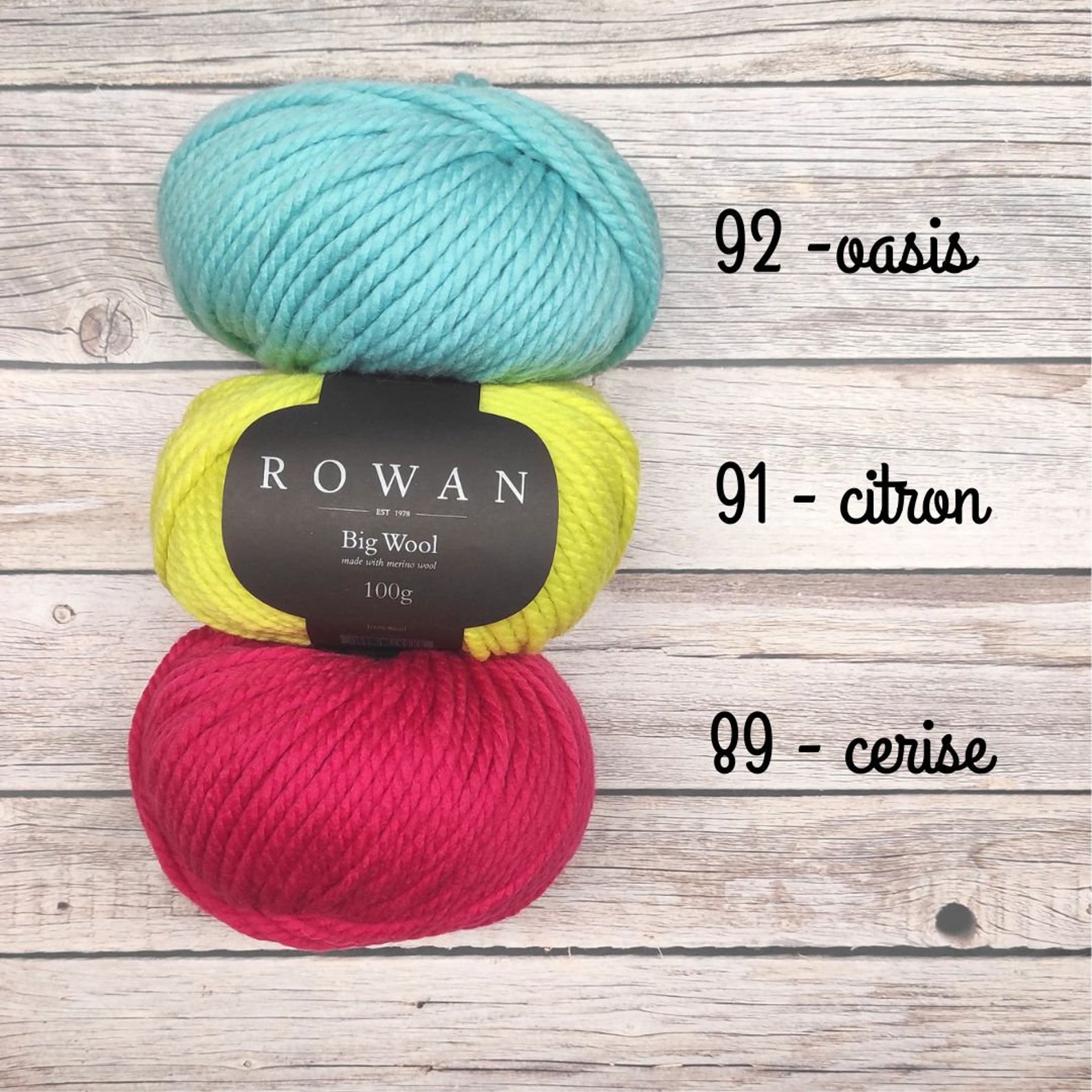 Big Wool Rowan - Etsy UK