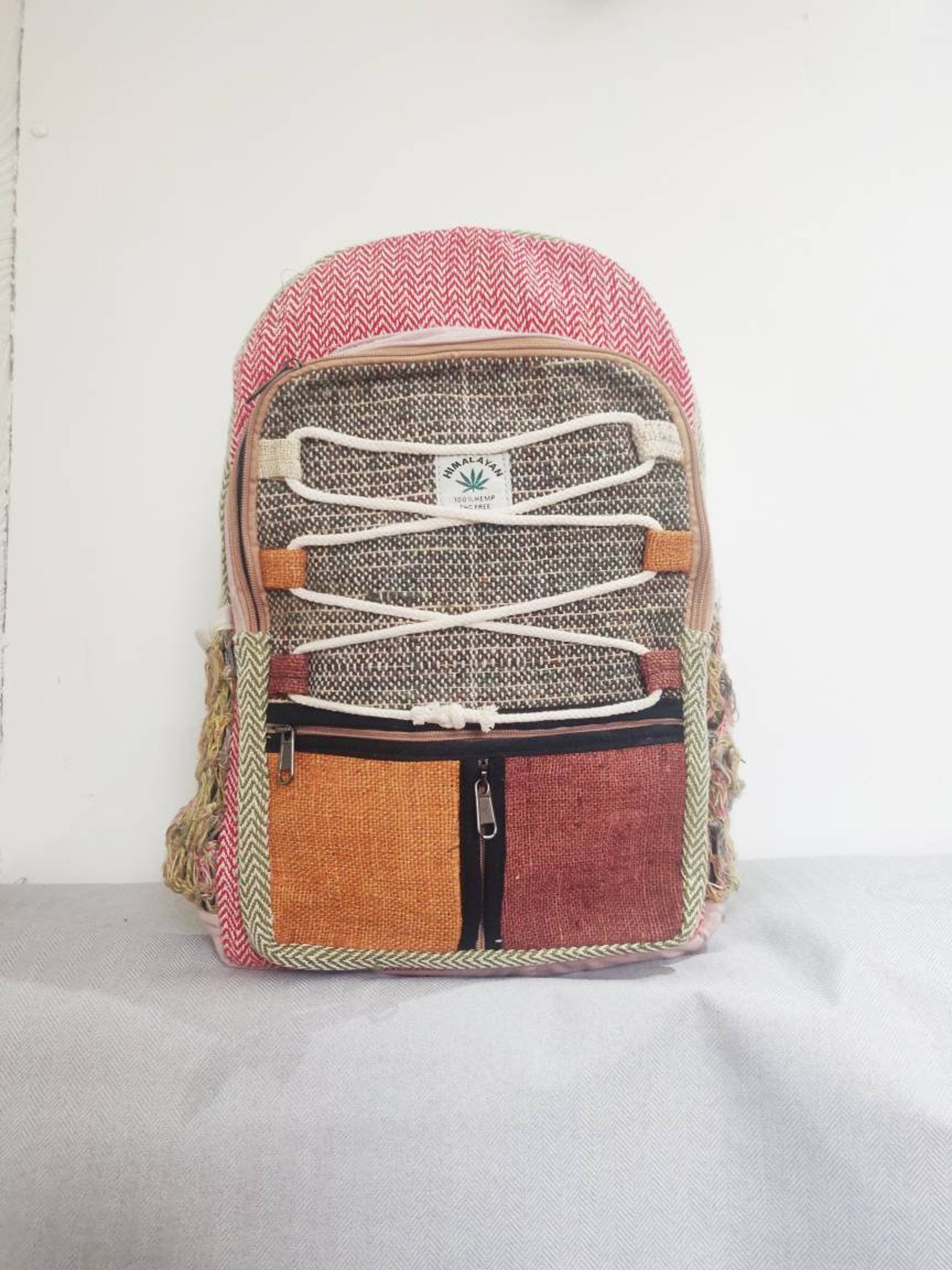 New Himalayan Hemp Hippy Boho Mens & Womens Backpack Rucksack | Etsy