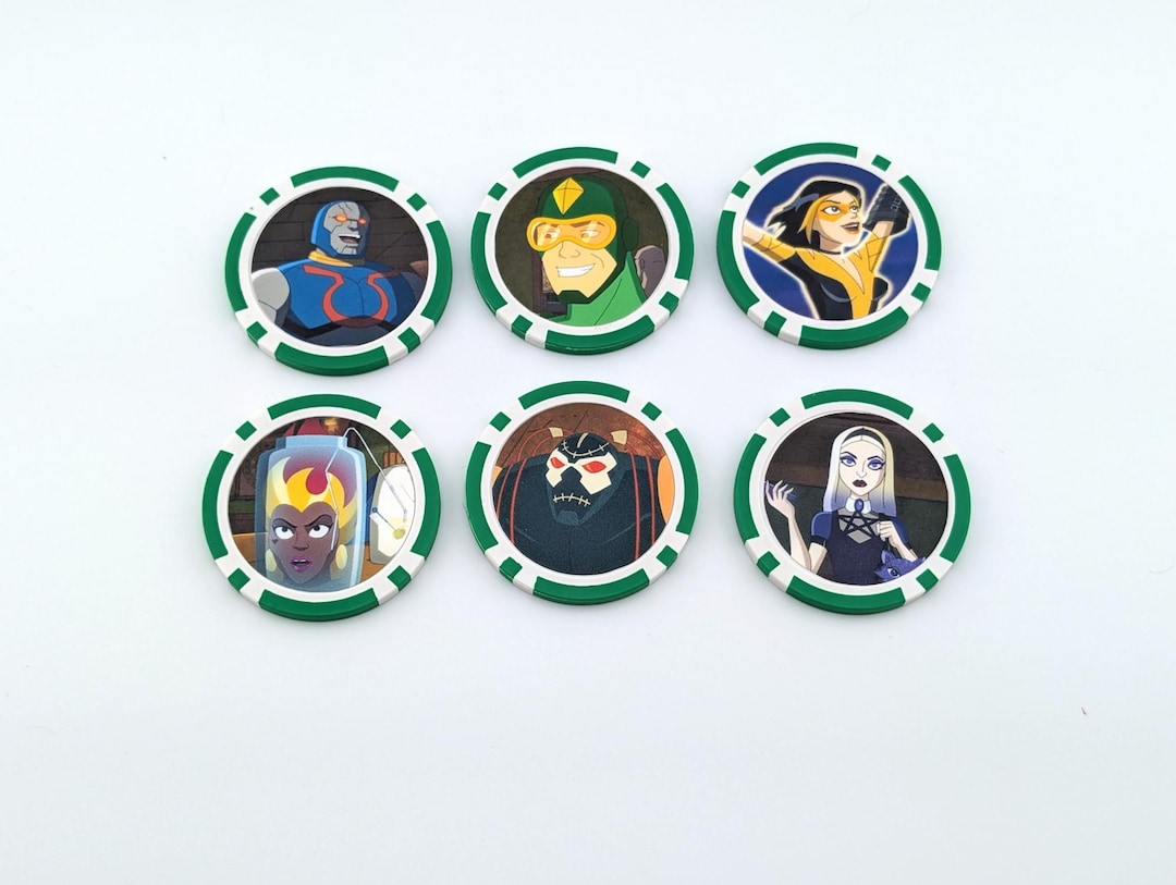 Heroclix Action Tokens - Heck Yes! Edition - Set of 6 - Etsy