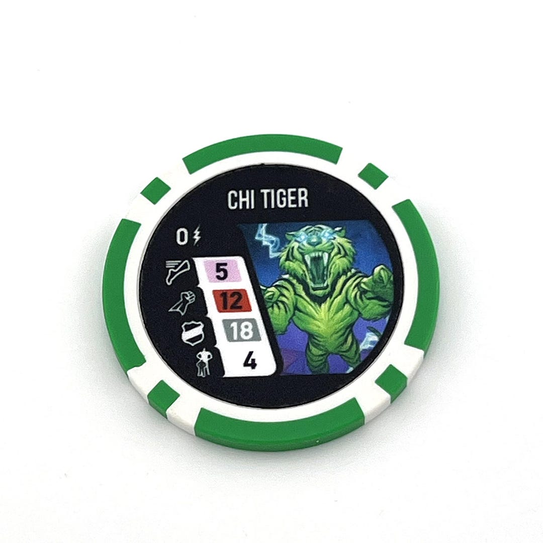 Heroclix Bystander Token - Chi Tiger Edition - Etsy