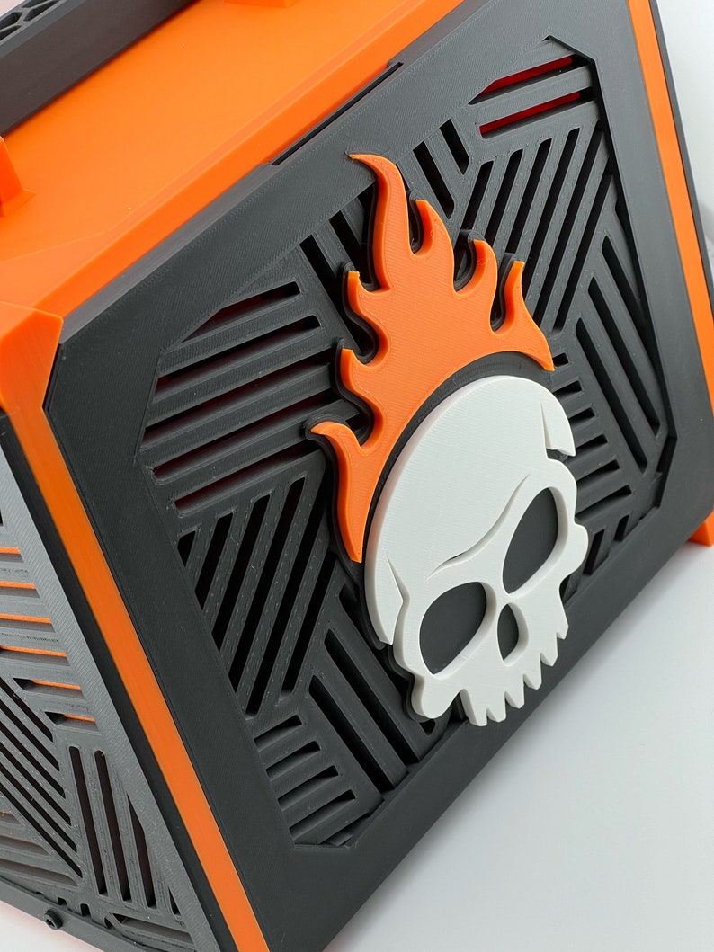 Heroclix Clix Case Flaming Skull Edition - Etsy