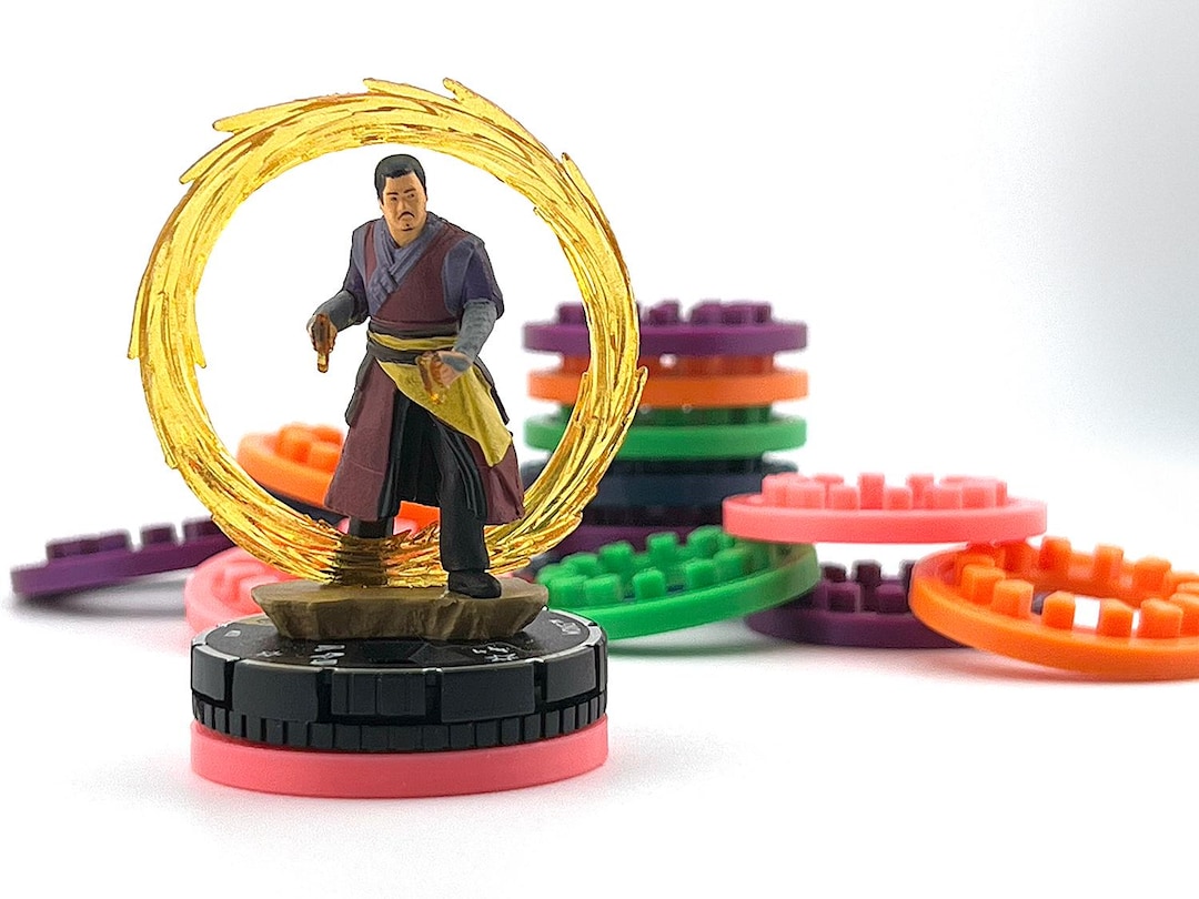 Heroclix ID Rings [generation 2 ] - Set of 6 Rings in Your Choice of ...