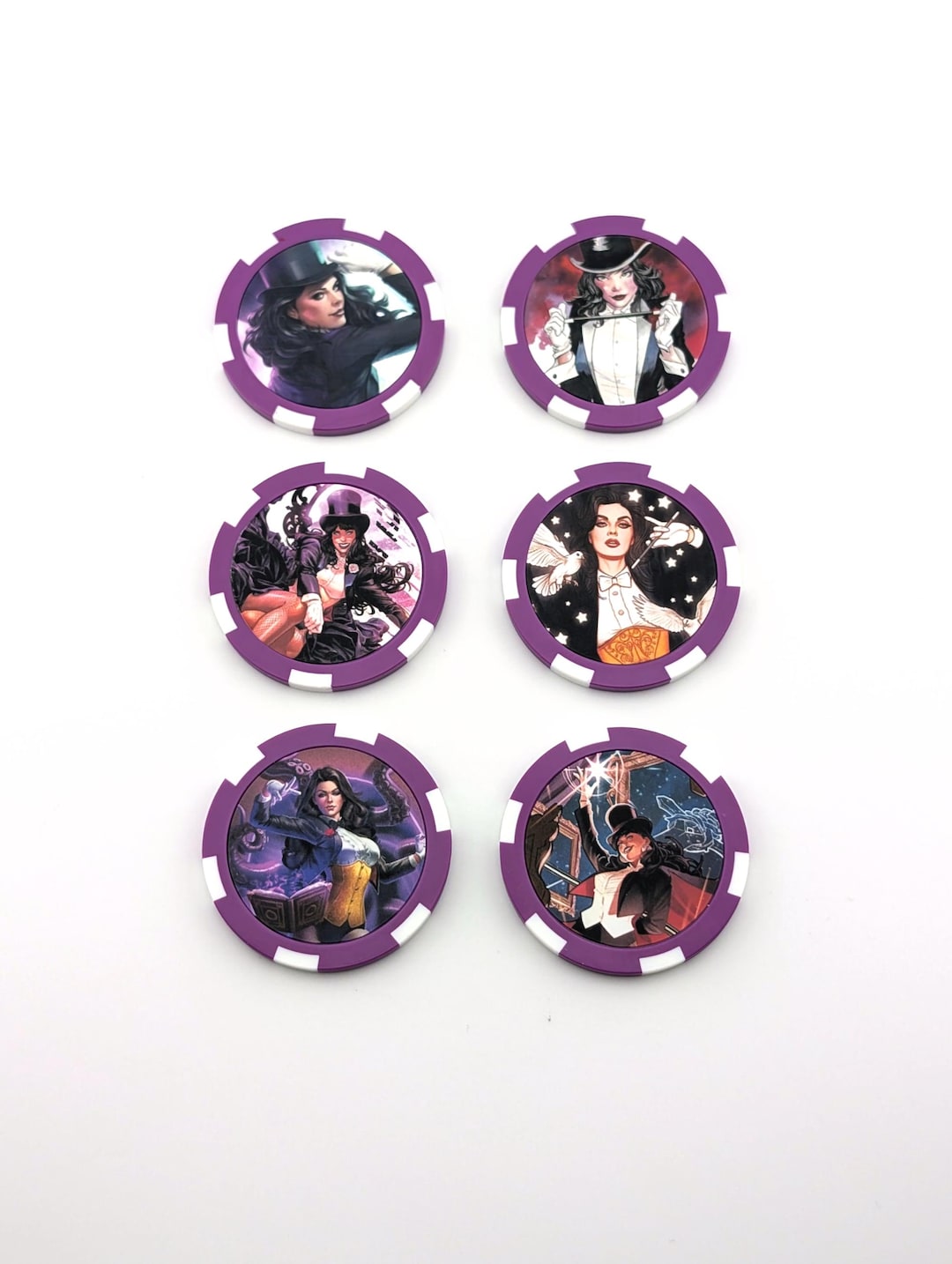 Heroclix Action Tokens - Backwards Magic Edition - Set of 6 - Etsy