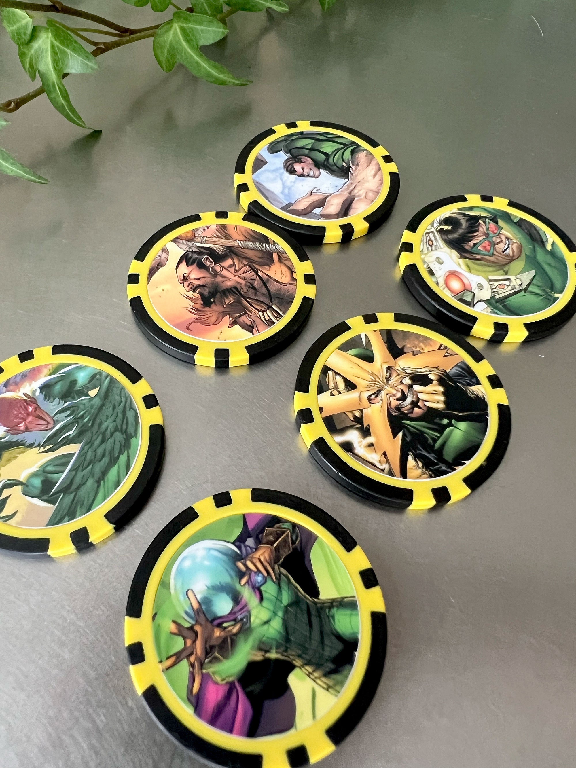 Heroclix Action Tokens Insidious Edition Set of 6 Tokens - Etsy