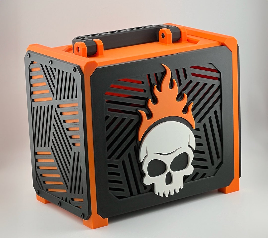 Heroclix - Clix Case - Flaming Skull Edition - Etsy