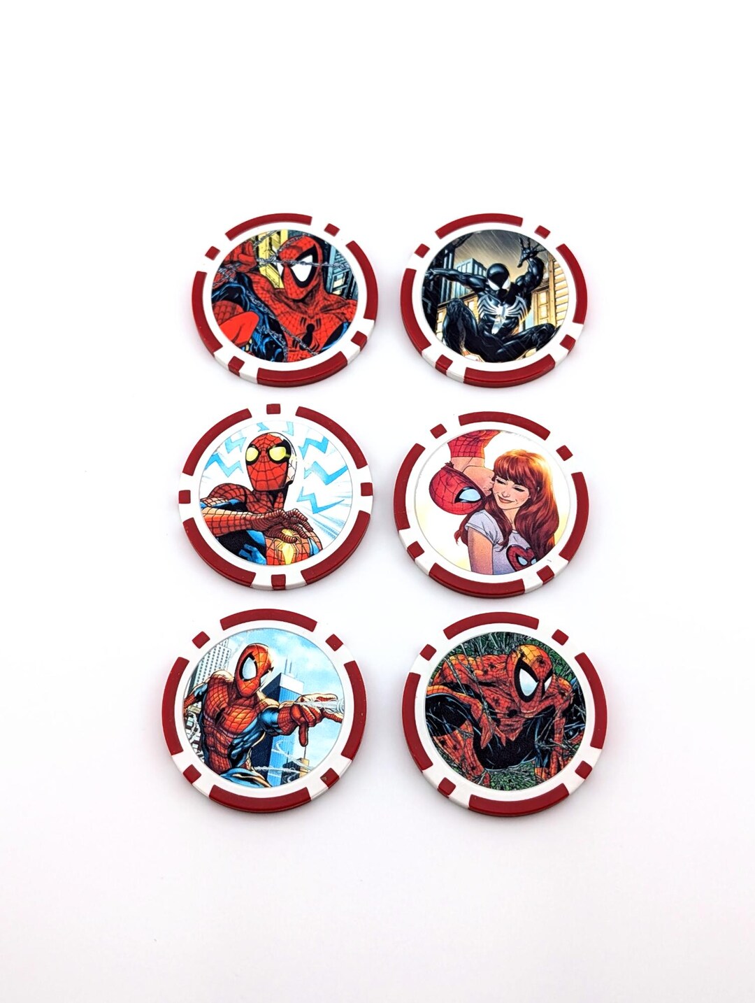 Heroclix Action Tokens - Spinner Edition - Set of 6 - Etsy