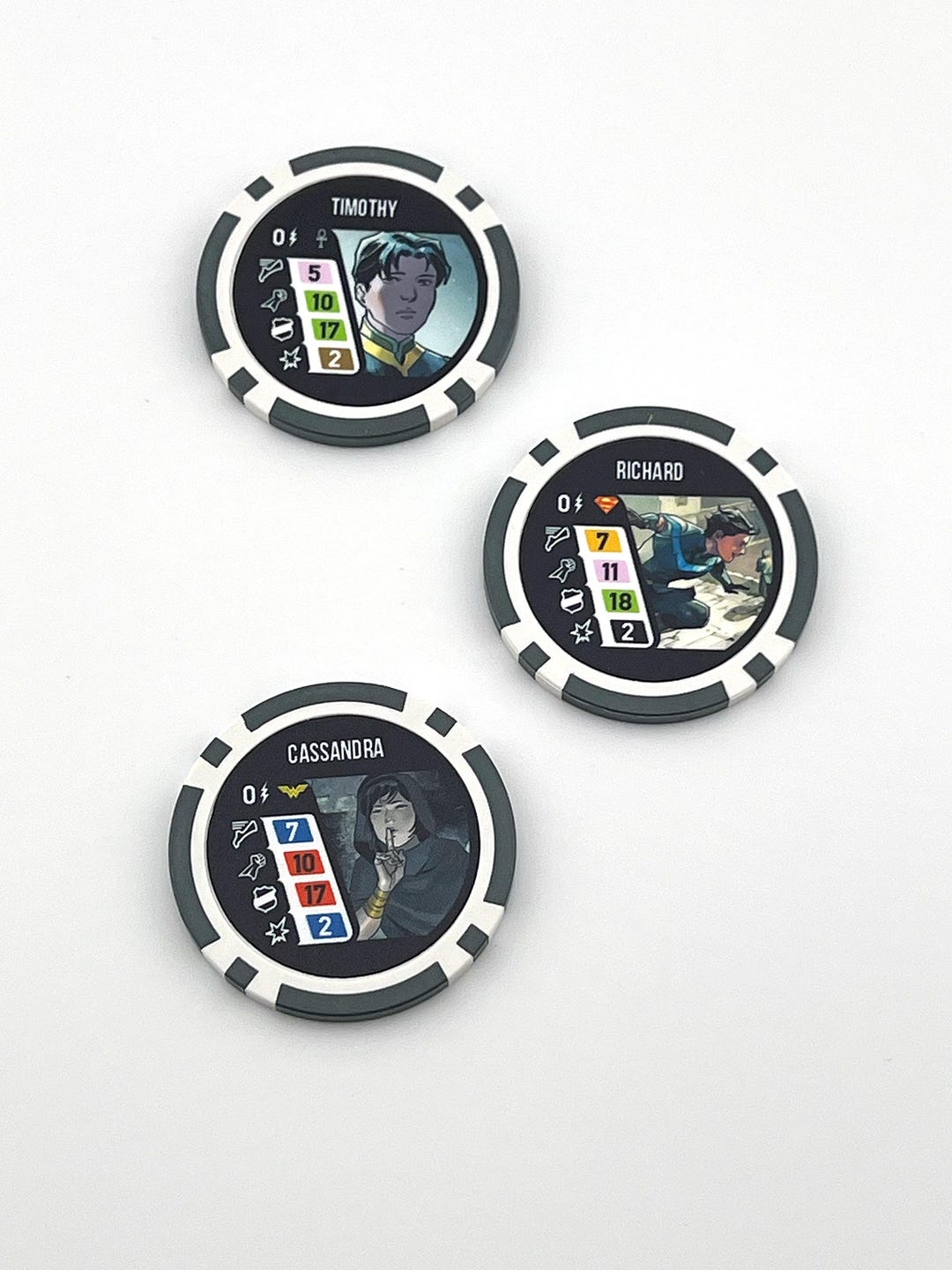 Heroclix Bystander Token - Bat-prince Edition [set of 3] - Etsy