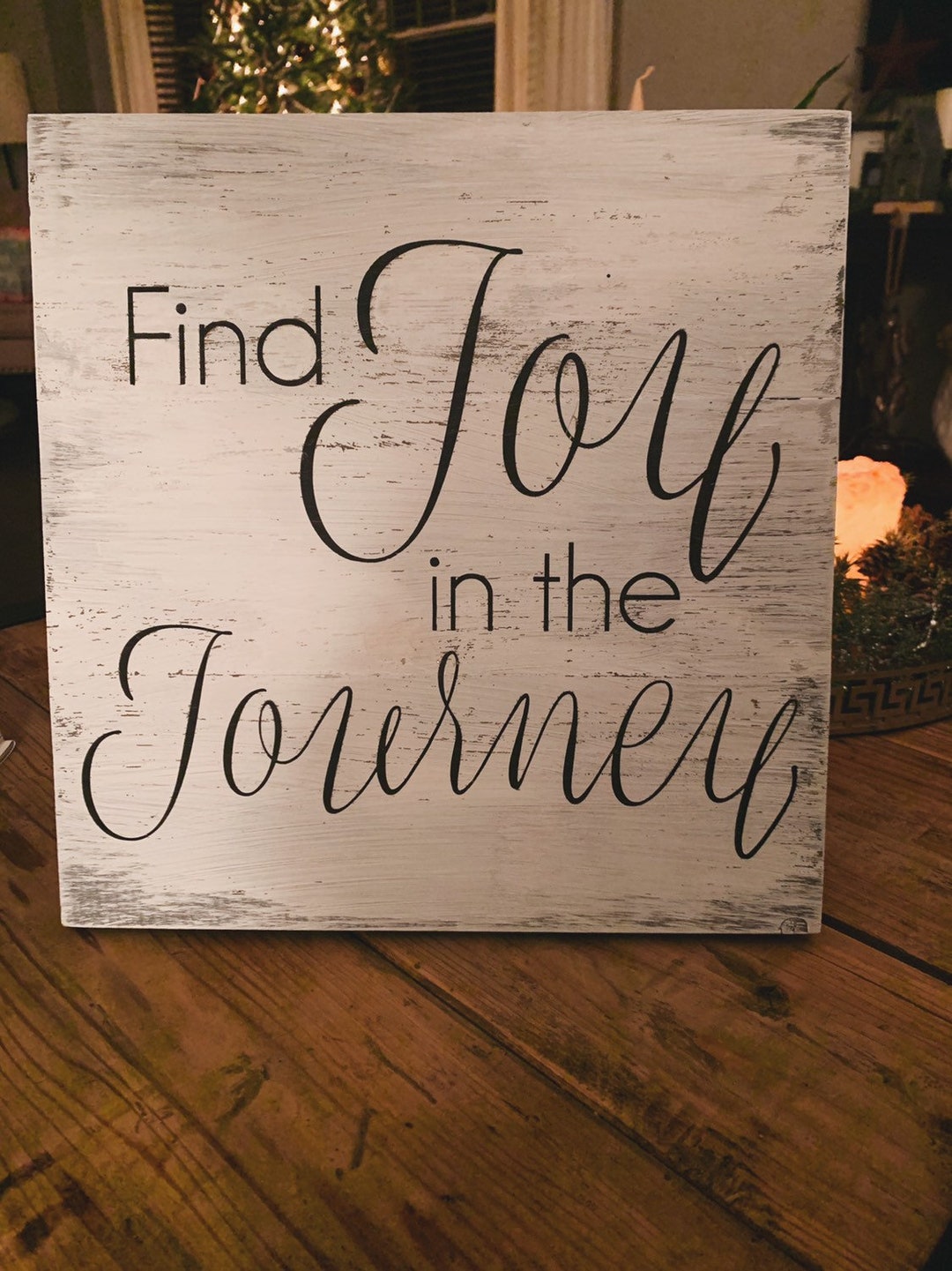 Find Joy in the Journey Sign Small Wooden Sign Farmhouse Decor ...