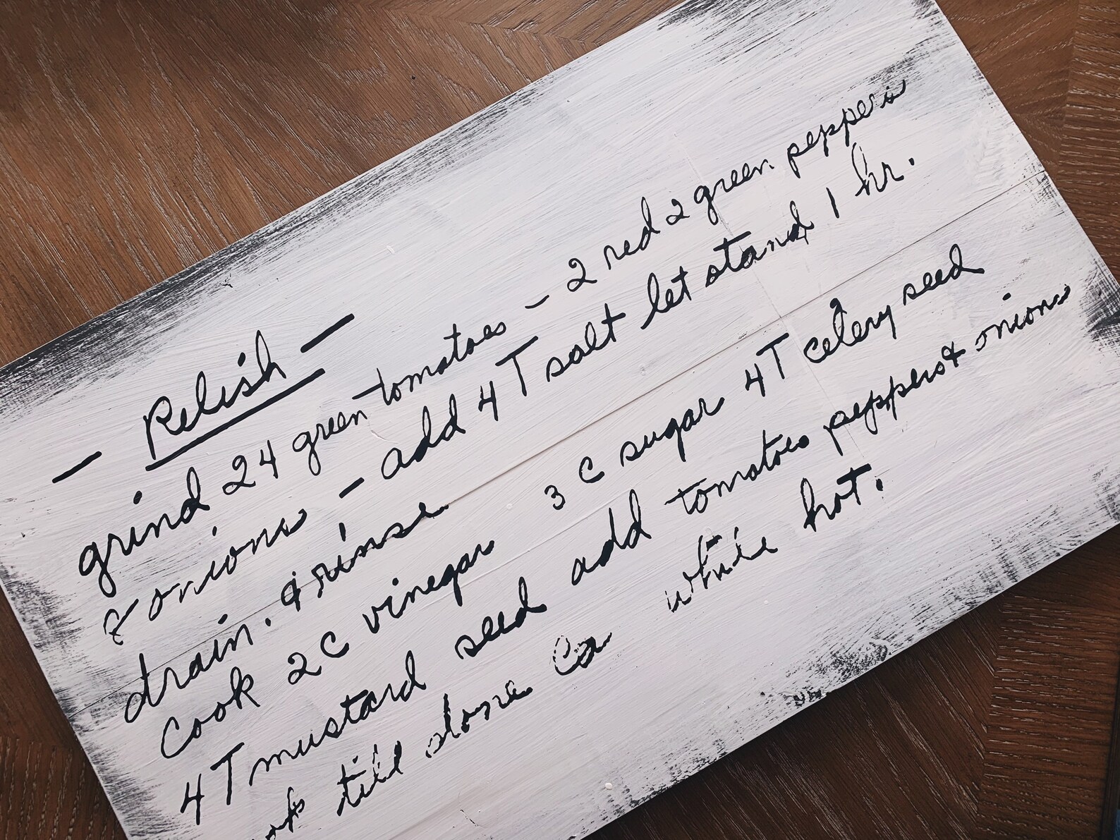 Larger Recipe Sign Custom Recipe Sign Handwritten Recipe - Etsy