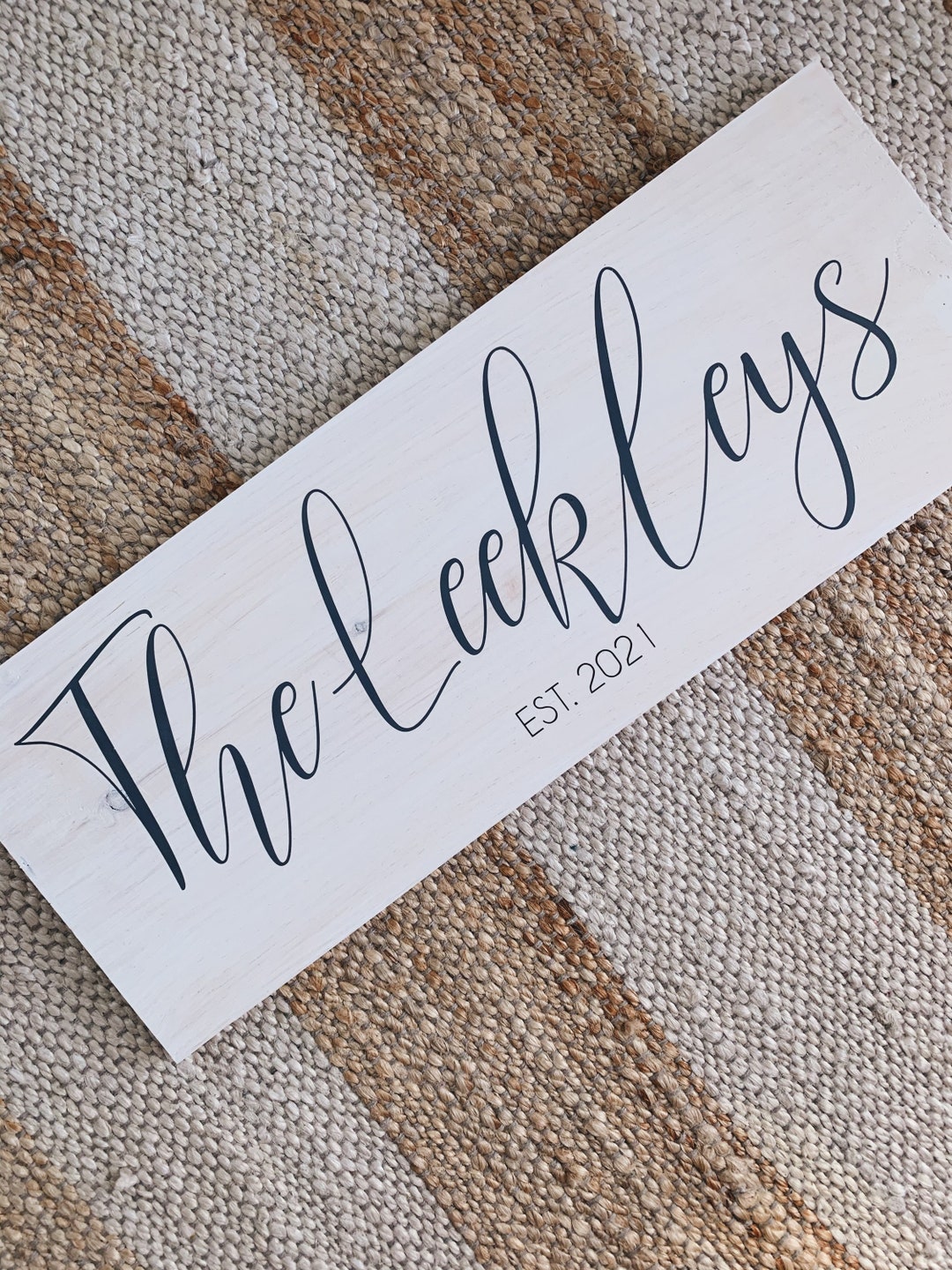 Last Name Sign Wedding Sign Family Name Sign - Etsy