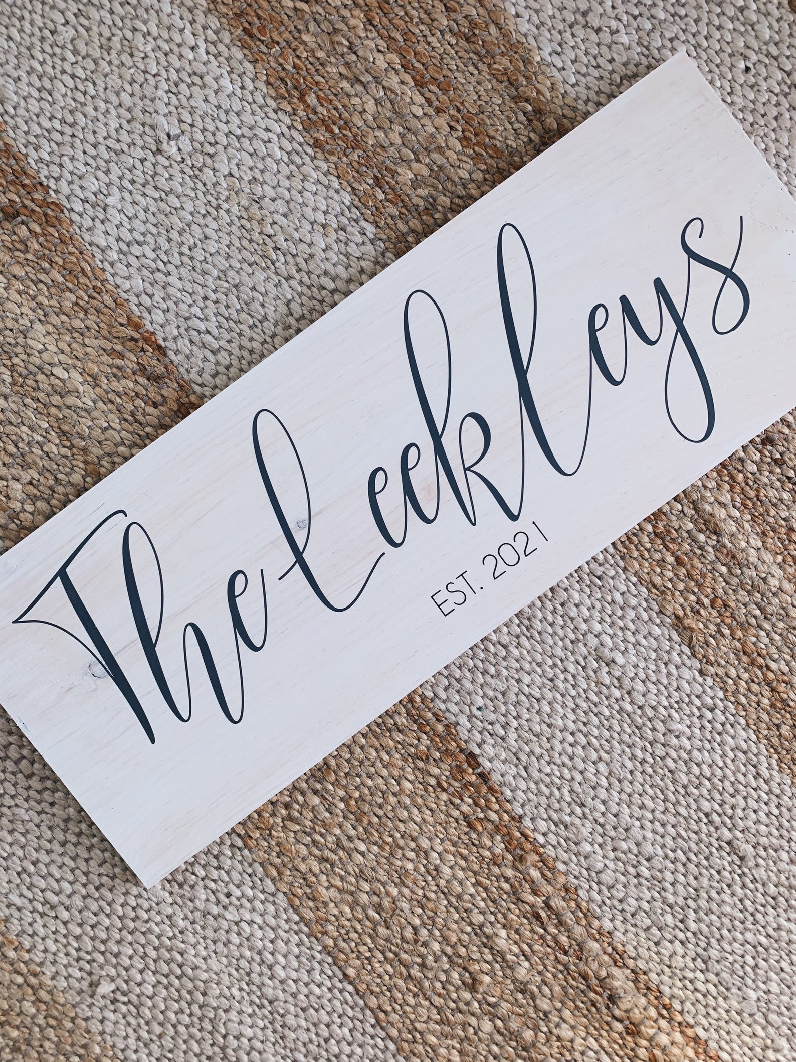 Last Name Sign Wedding Sign Family Name Sign - Etsy