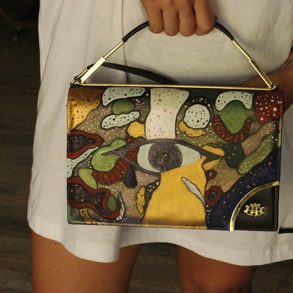 Hand Painted Purse - Etsy