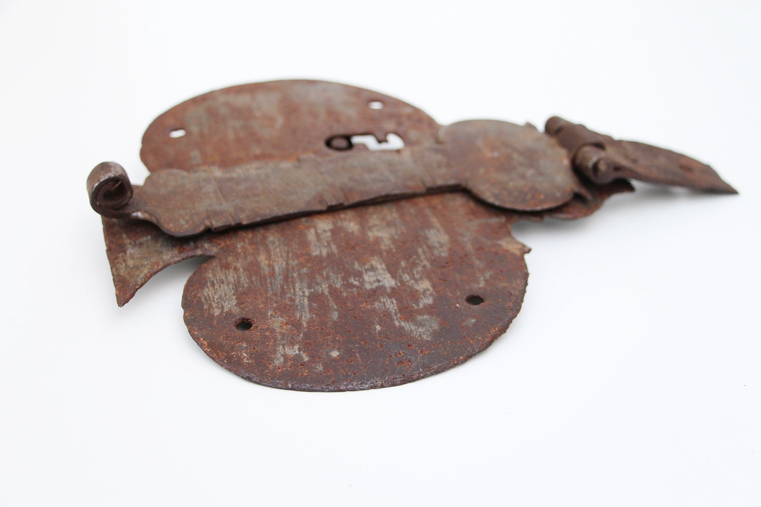 18th Century, Rare Wrought Iron Chest Lock, Baroque, Original Antique ...