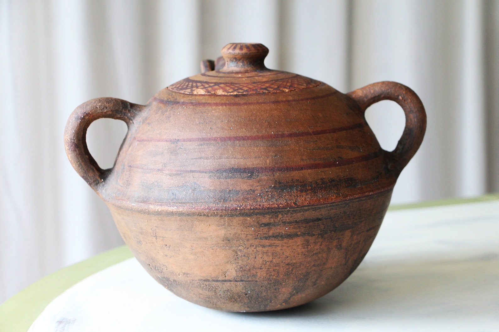 19th Century Tuareg Terracotta Two Handled Jug North Africa - Etsy