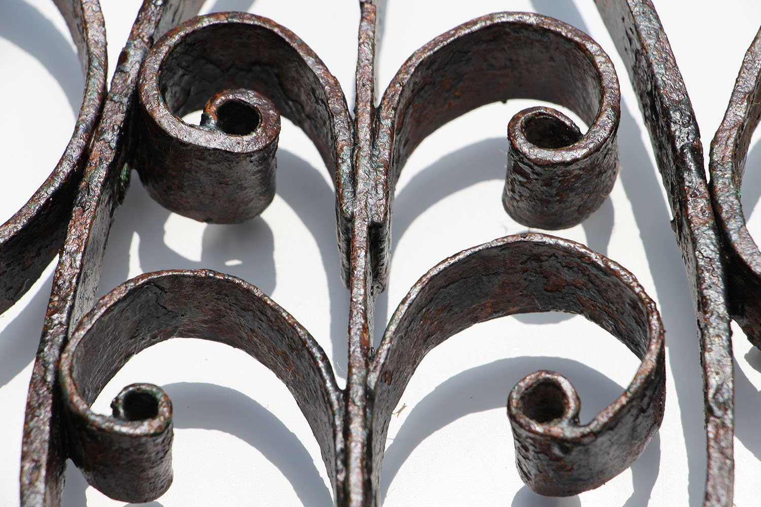 Corazón barroco ornamento de hierro fundido hecho a mano con - Etsy España