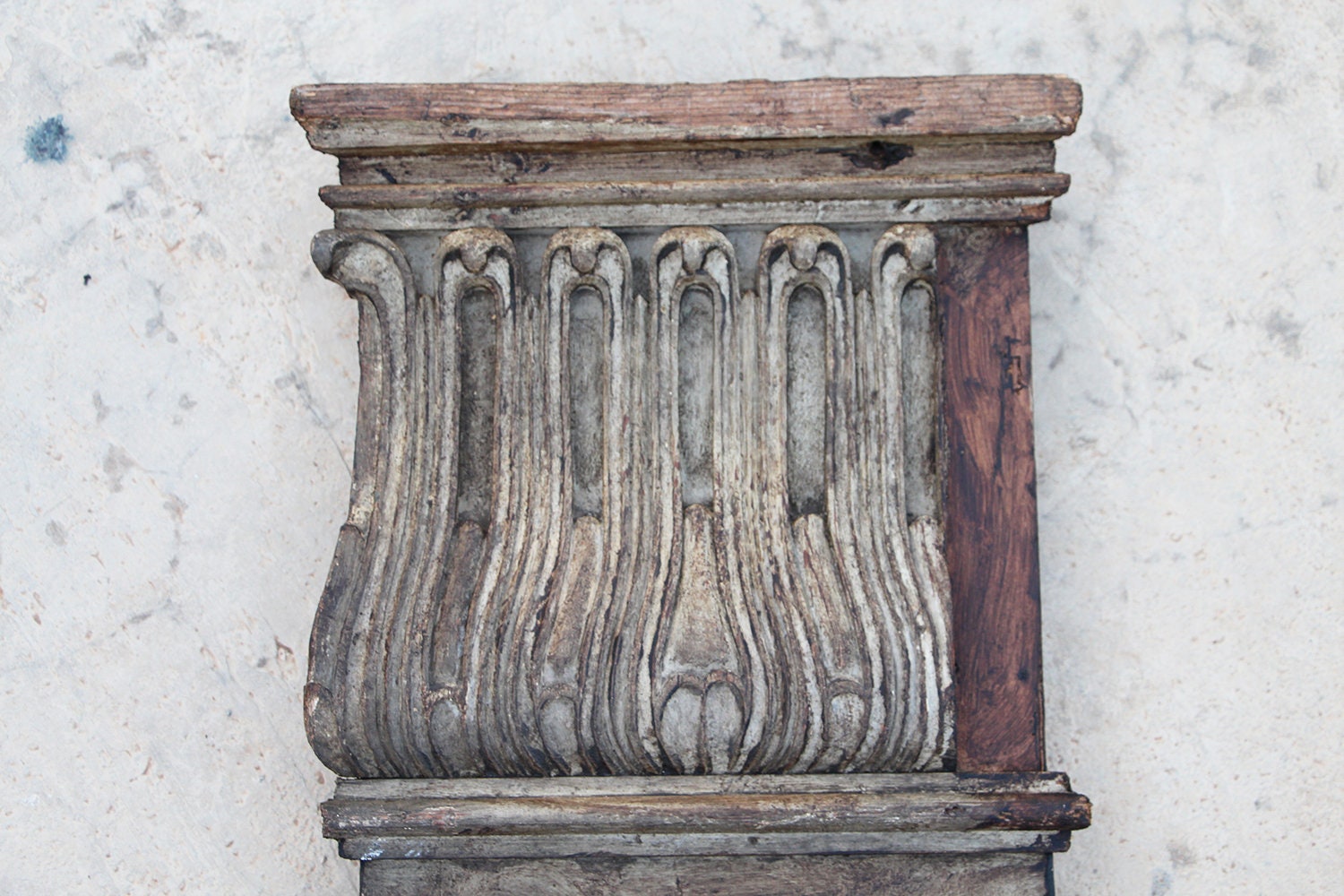 19th Century English Victorian Era, Tall Wooden Panel / Antique Wood ...