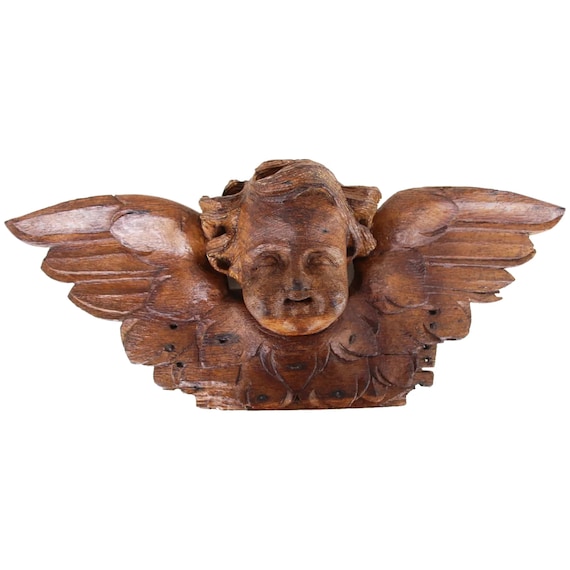 Portuguese Antique Wooden Cherub Baroque Angel 18th Century - Etsy