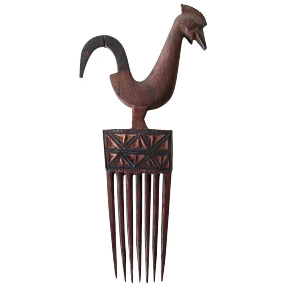 Chokwe Comb Depicting a Rooster Angola. Circa: 1950 - Etsy