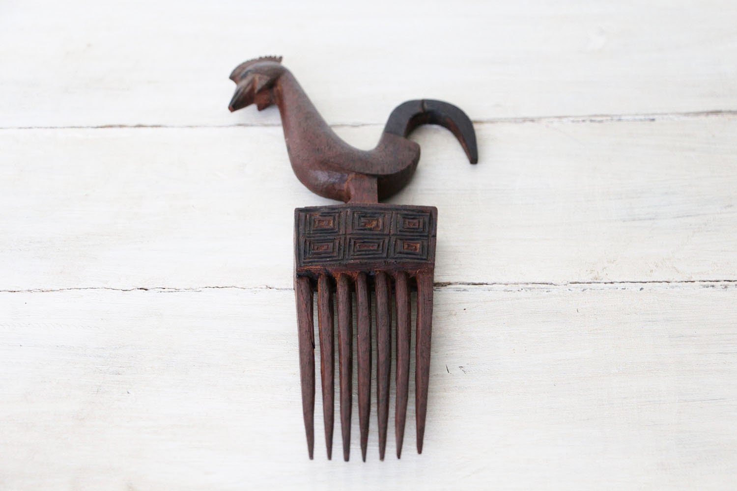 Chokwe Comb Depicting a Rooster Angola. Circa: 1950 - Etsy