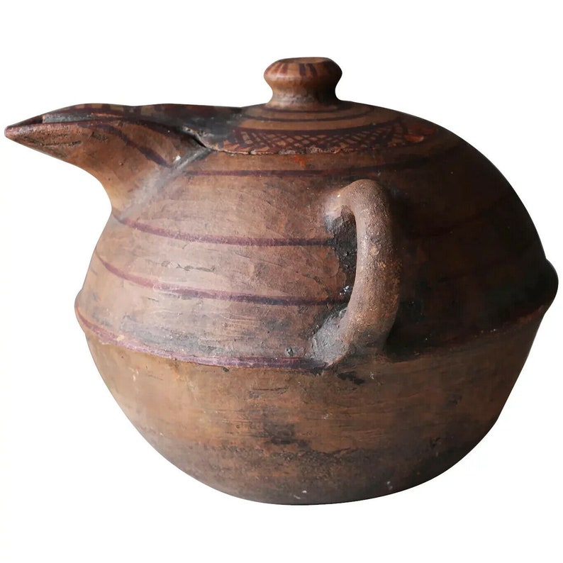 19th Century Tuareg Terracotta Two Handled Jug North Africa - Etsy