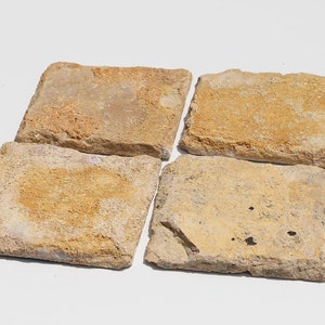 Set of 4 Cob of Corn Tiles, 17th Century, Portuguese Baroque, Tin ...