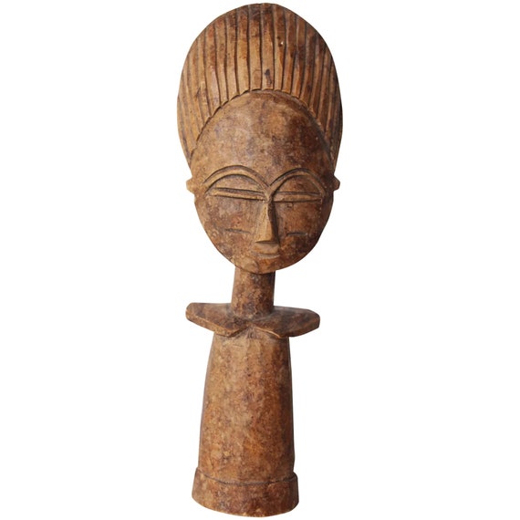 Vintage Akua'ba Fertility Figure ASHANTI Ghana Tribal | Etsy
