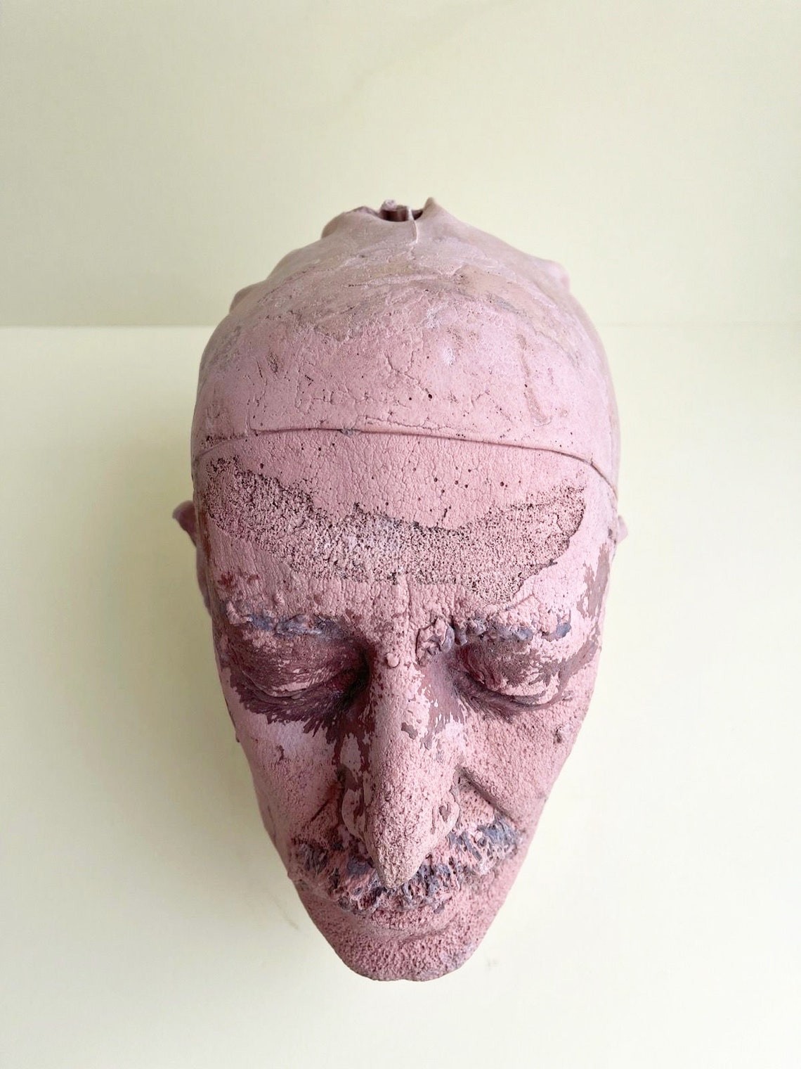 Rare 1900s Life-size Death Mask of a Man, French - Etsy
