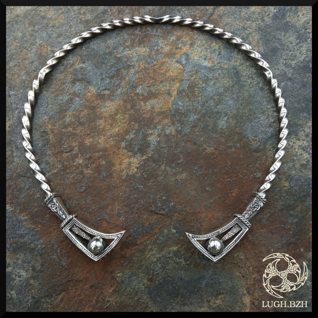 Ogma (arc'hant) Celtic Torque in Silver - Etsy
