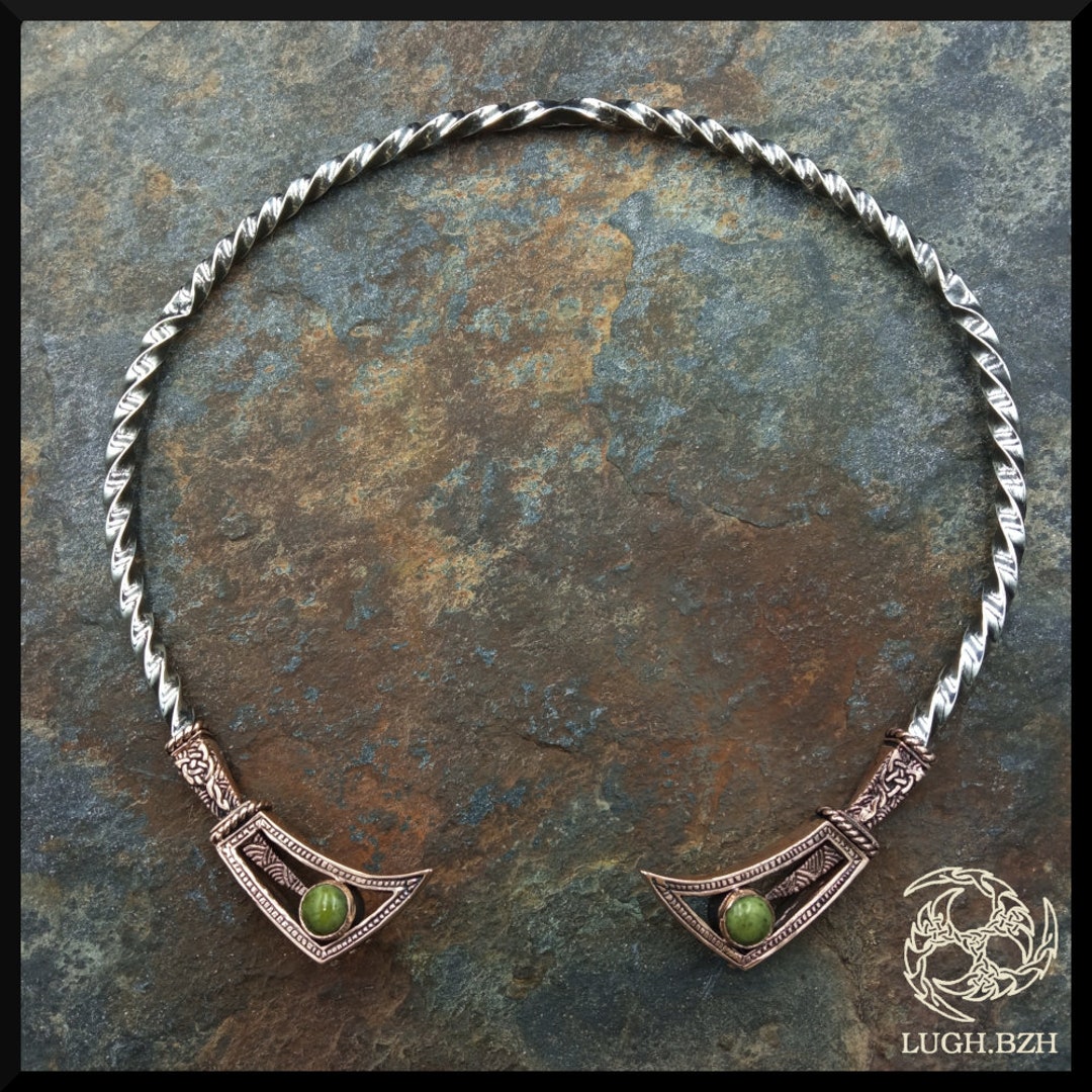 Ogma (arc'hant, Arem Ha Marmor Konamara) Celtic Torque in Silver ...