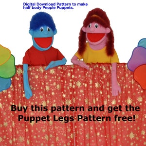 01. People Puppet Pattern by Church Puppets Hand Puppet - Etsy