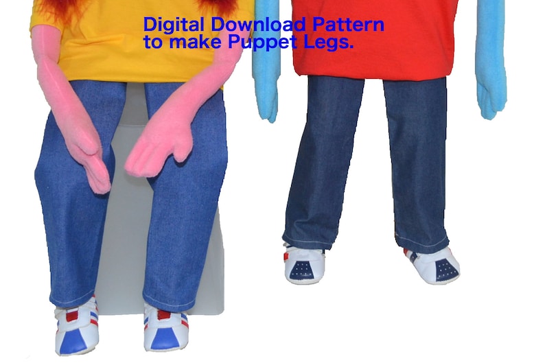 04. Puppet Legs Pattern by Church Puppets | Hand Puppet | Christian ...