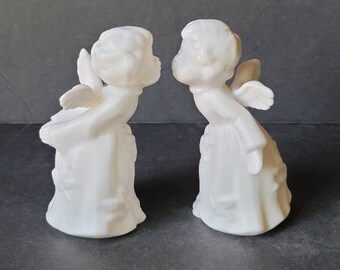 Ceramic Kissing Angels - Etsy